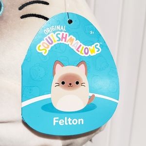Kellytoy | Toys | 8 Squishmallow Felton Cat Siamese Kitty Soft Plush ...